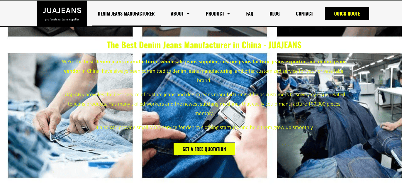The 10 Leading Chinese Denim Manufacturers For Custom Clothing Brands ...